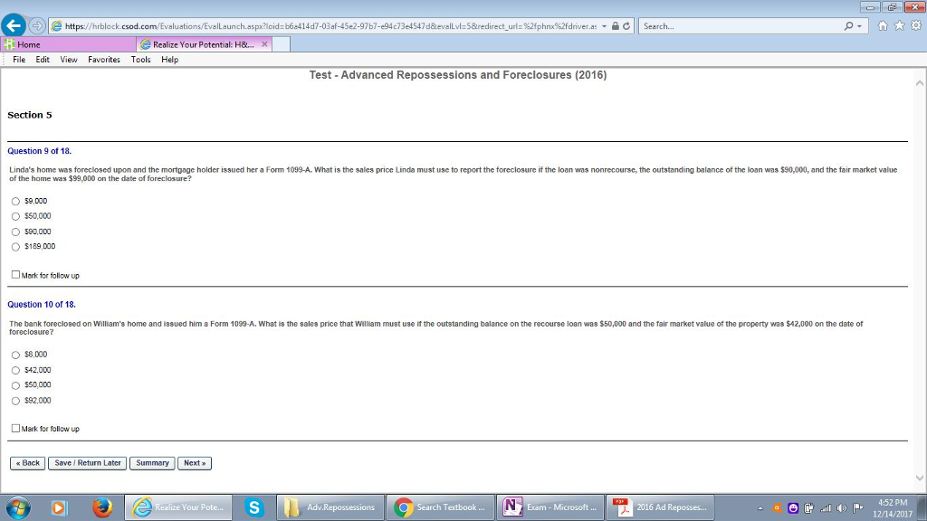 Solved https://hrblock.csod.com/Eval loid: | Chegg.com