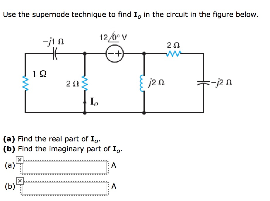 Solved Use the supernode technique to find Io in the circuit | Chegg.com