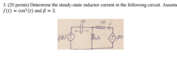 Solved Determine the steady-state inductor current in the | Chegg.com