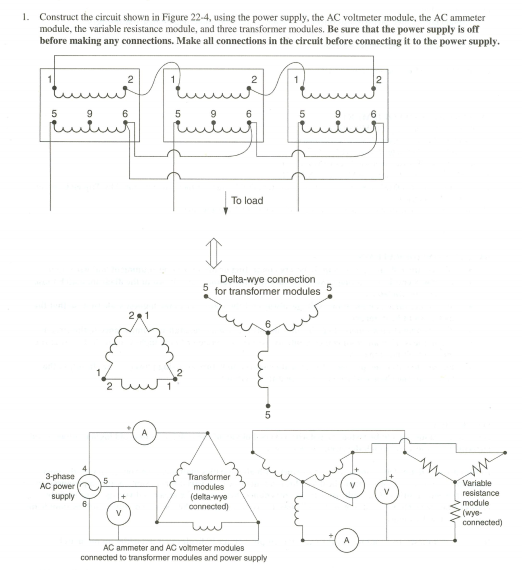 Solved 1. Construct the circuit shown in Figure 22-4, using | Chegg.com