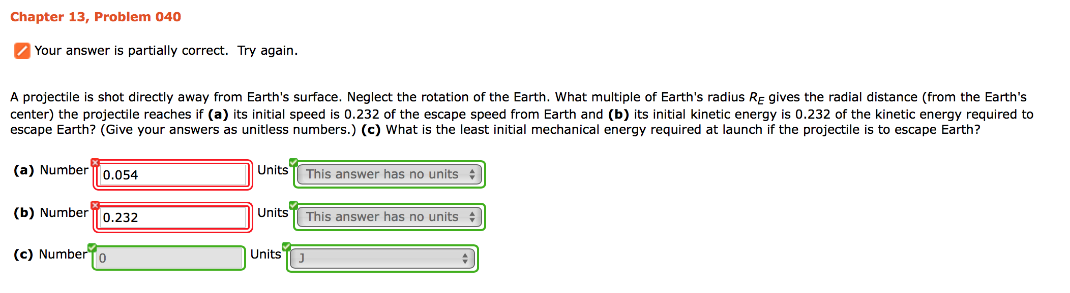 Solved Your Answer Is Partially Correct Try Again A