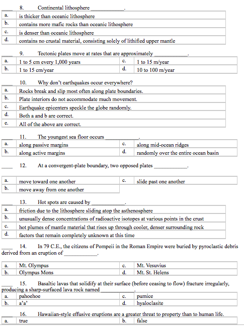 Solved Multiple Choice Identify the choice that best | Chegg.com