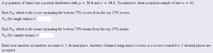 Solved A population of values has a normal distribution with | Chegg.com