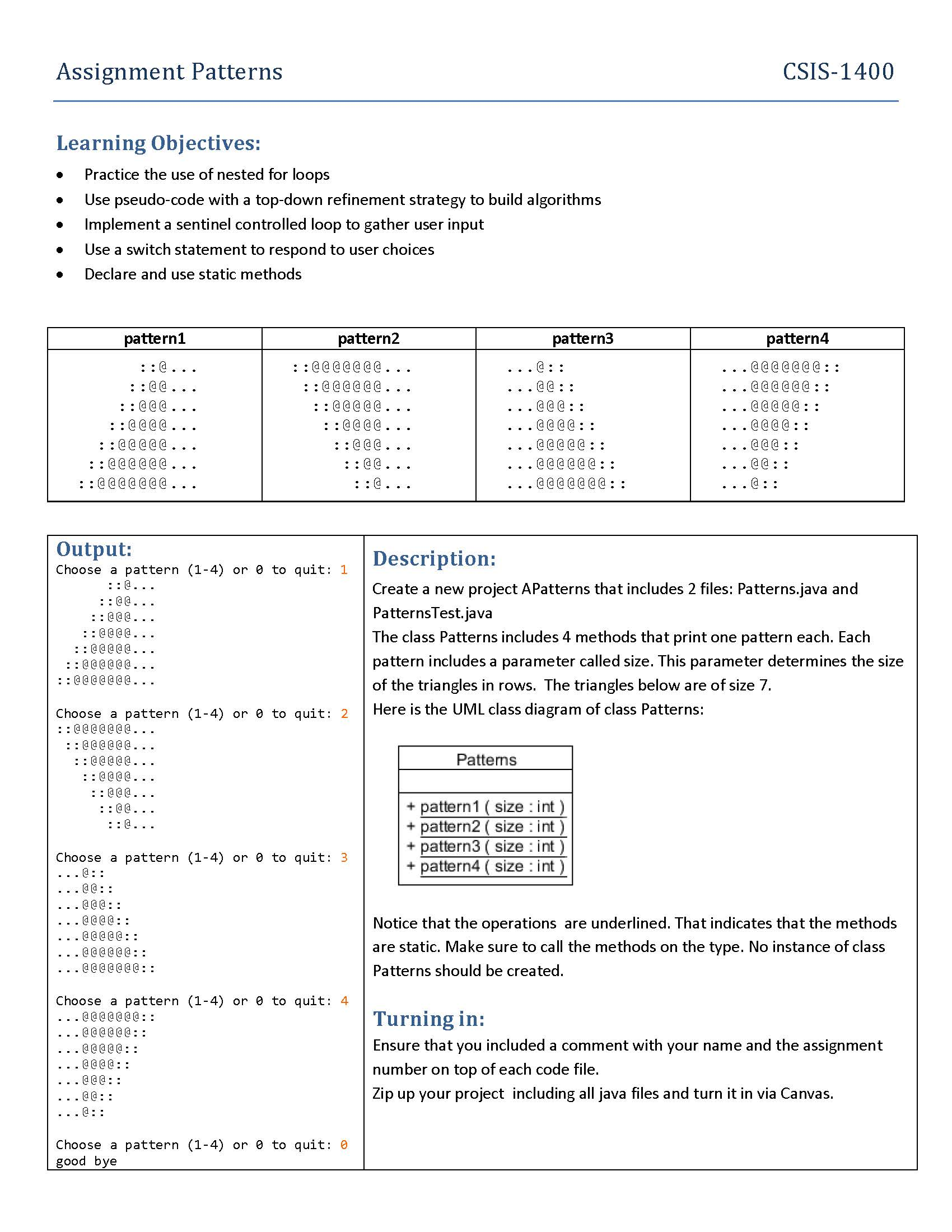 Solved Practice The Use Of Nested For Loops Use Pseudo Code 5785