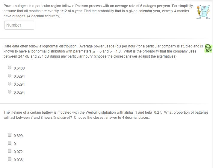 Solved Power outages in a particular region follow a Poisson | Chegg.com