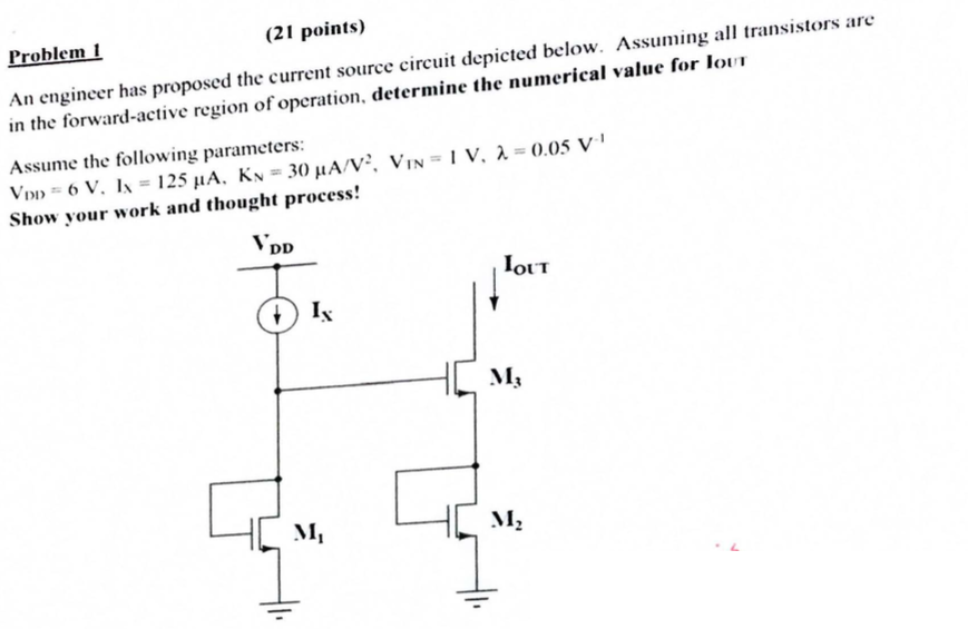 Solved Problem 1 (21 points) An engineer has proposed the | Chegg.com