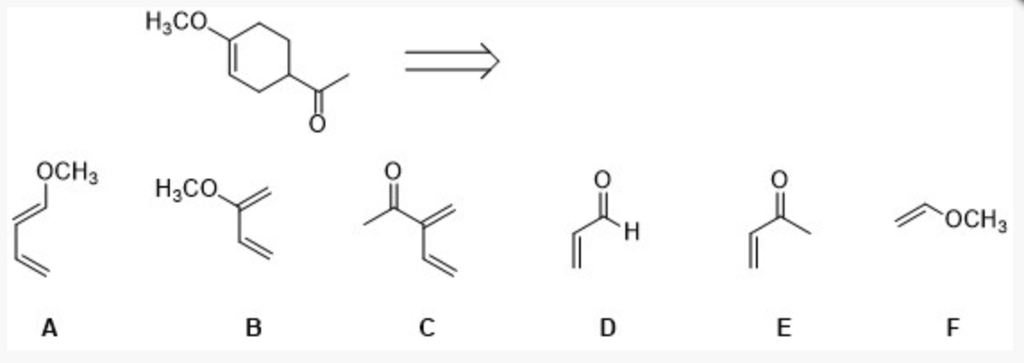 Solved O OCH3 H3C。 H3CO﹀ H F E B C A o ll ou | Chegg.com