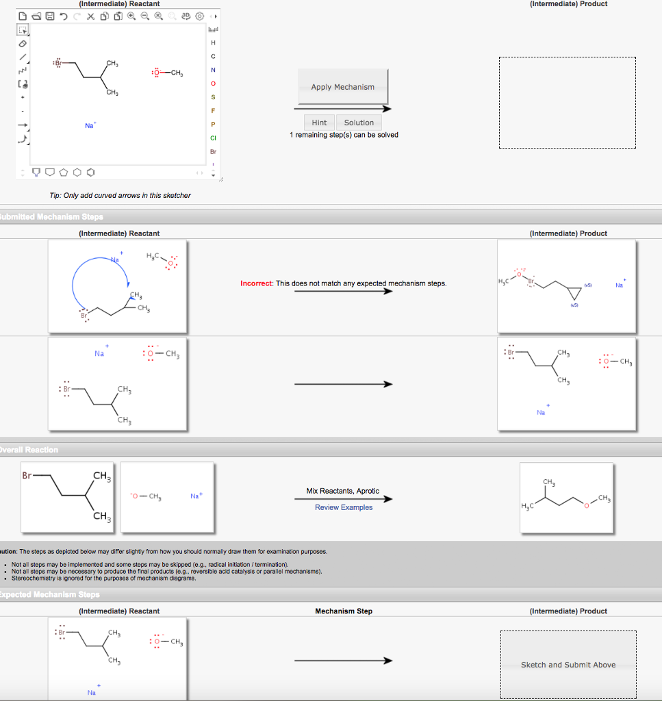 Solved Intermediate) Reactant (Intermediate) Product :0-CH, | Chegg.com