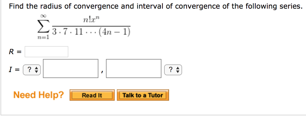 Solved Find the radius of convergence and interval of | Chegg.com