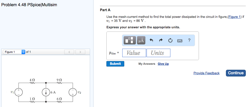 Solved Use the mesh-current method to find the total power | Chegg.com