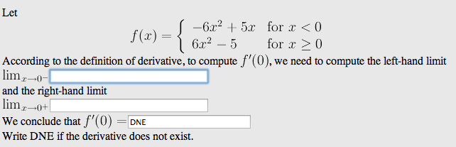 Solved According to the definition of derivative, to compute | Chegg.com