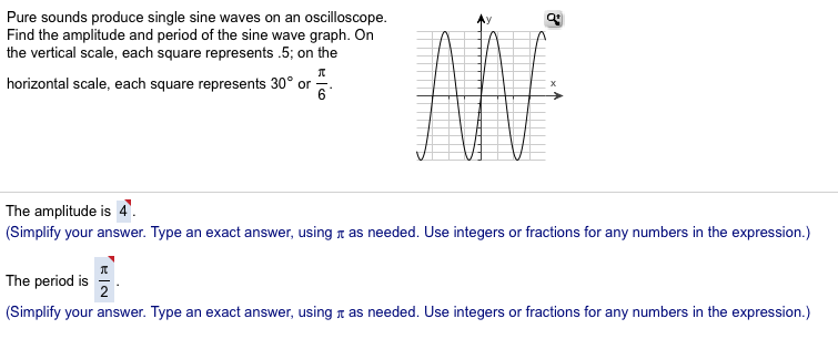 Solved Pure sounds produce single sine waves on an | Chegg.com