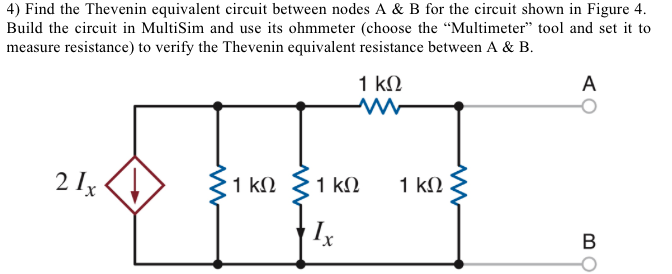 Solved Find the Thevenin equivalent circuit between nodes A | Chegg.com