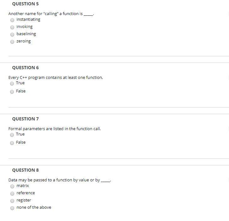 Solved QUESTION 3 functions All program-defined and built-in | Chegg.com