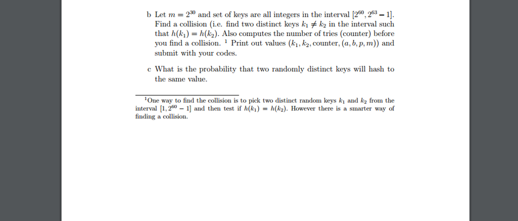 Solved 3. Hash and Collision 40 pts] a Implement the | Chegg.com