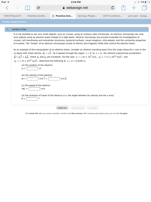 Solved It is not possible to see very small objects, such as | Chegg.com
