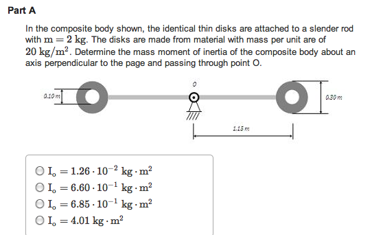 Solved Part A In the composite body shown, the identical | Chegg.com