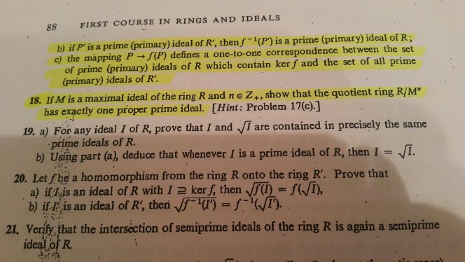 Solved 11. a) Prove that every field is a principal ideal | Chegg.com