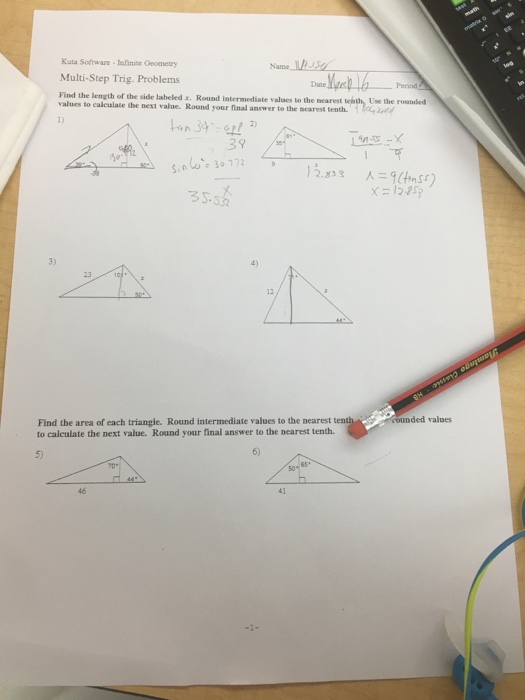 Multi Step Trig Problems