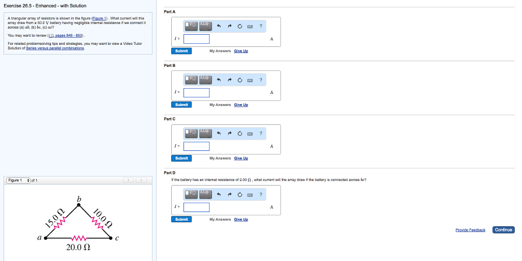 Solved A triangular array of resistors is own in the figure. | Chegg.com