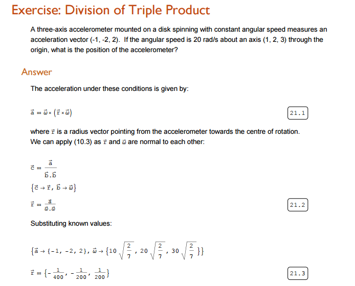 Solved how was omega and the radius r found? please not r x | Chegg.com