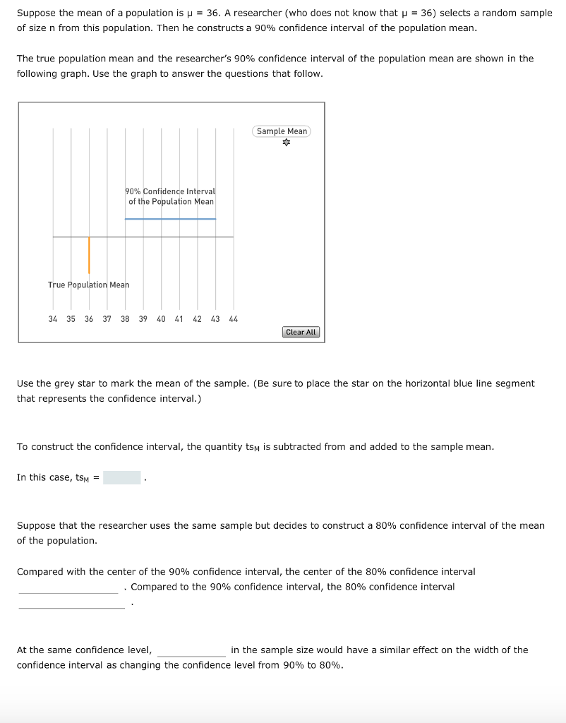 Suppose the mean of a population is mu = 36. A | Chegg.com