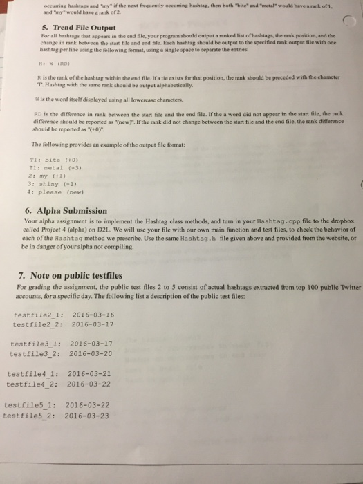 Solved Programming C and C++ Need help on the Trend | Chegg.com
