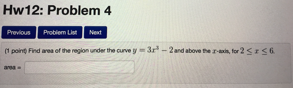 Solved Hw12: Problem 4 Previous Problem List Next (1 point) | Chegg.com