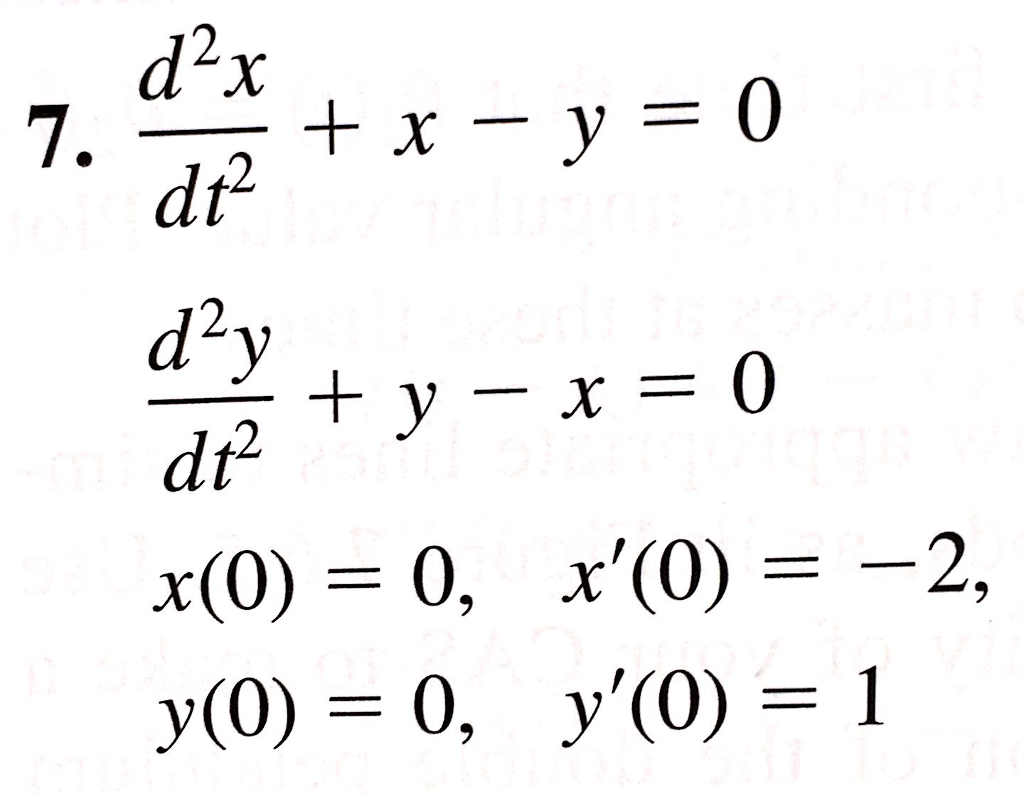 Solved Please post worked out solution to number 7 ... the | Chegg.com