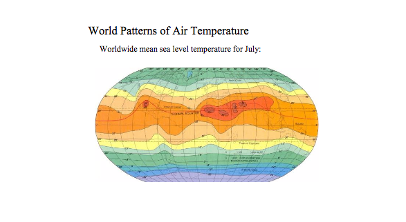Solved Describe and explain the pattern of world air | Chegg.com
