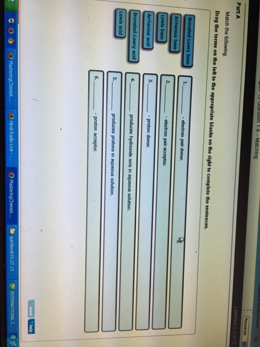 Solved Match the following Drag the terms on the left to | Chegg.com