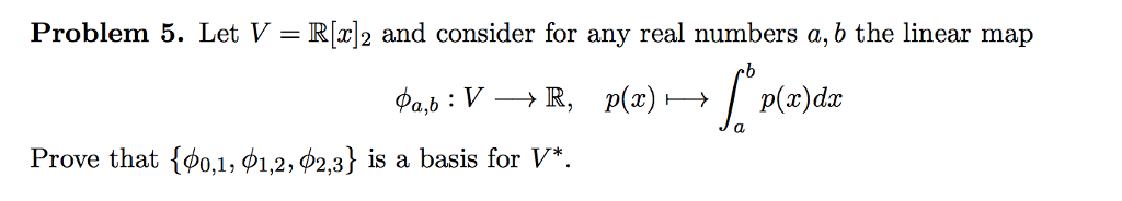 Solved Problem 5. Let V = R 2 and consider for any real | Chegg.com