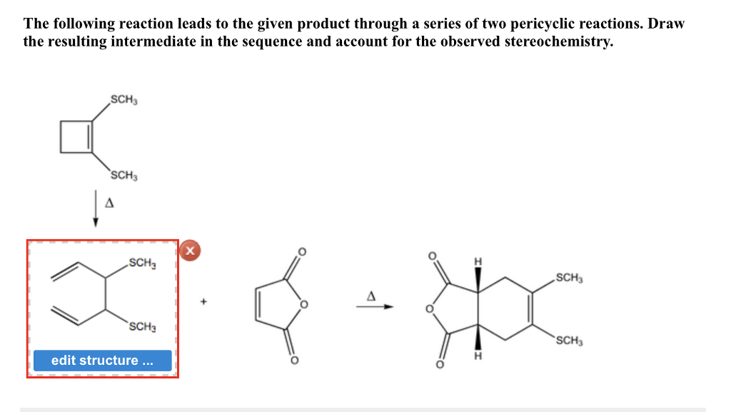 Solved The following reaction leads to the given product | Chegg.com