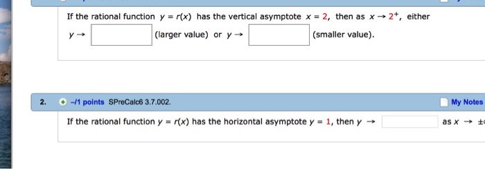 Solved If the rational function y = r(x) has the vertical | Chegg.com