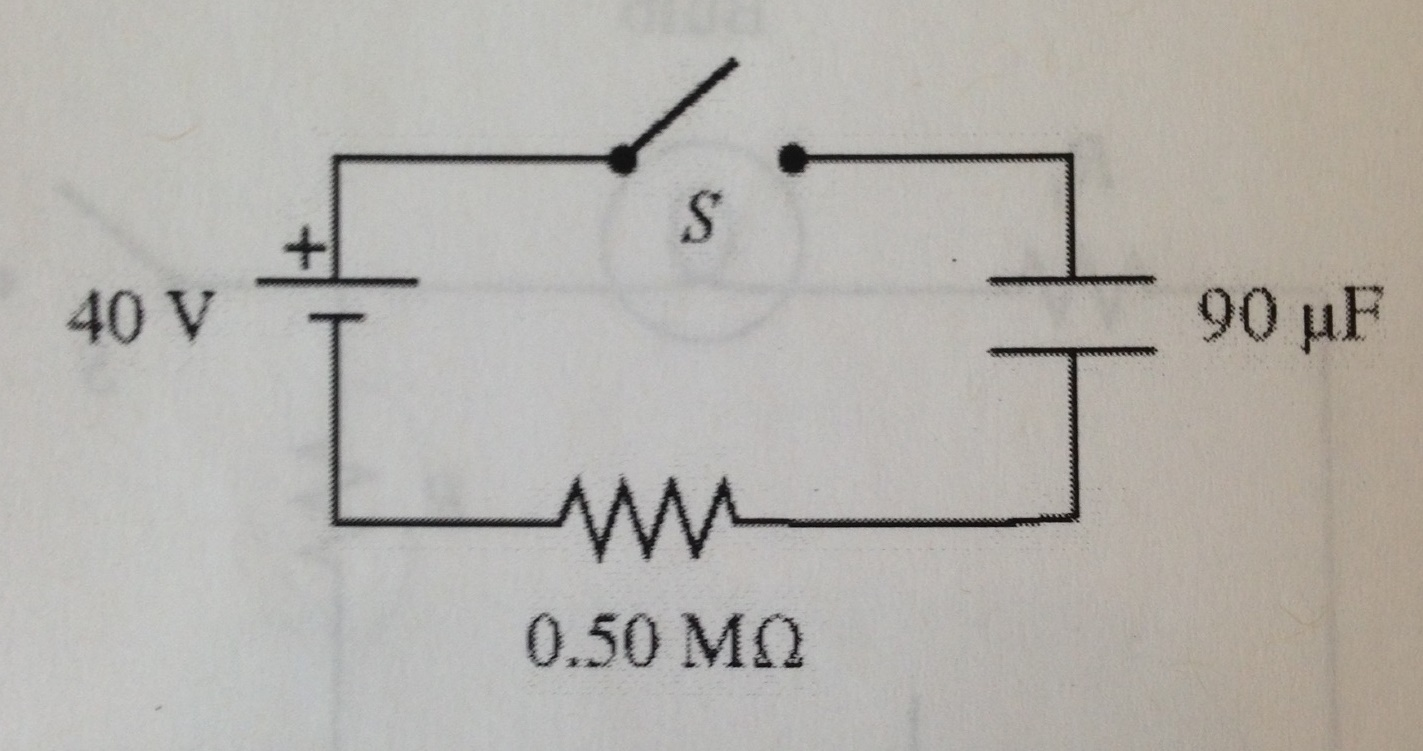 Solved For the circuit shown, the switch S is initially open | Chegg.com