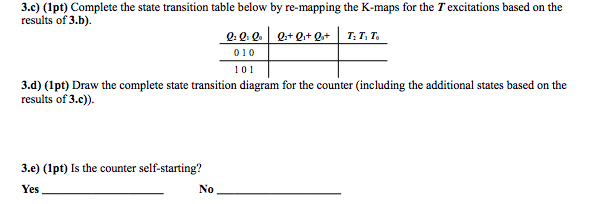 Solved Prob. 3 The 3-bit Johnson counter advances through | Chegg.com