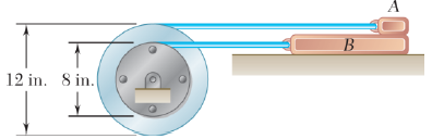 Solved Two blocks and a pulley are connected by inextensible | Chegg.com