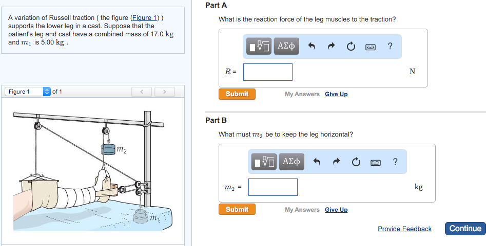 Solved A variation of Russell traction (the figure (Figure | Chegg.com