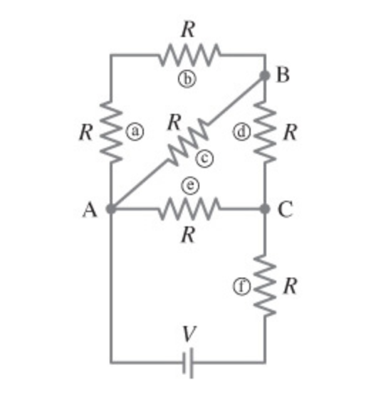 Solved Calculate The Current Through Each Resistor In The