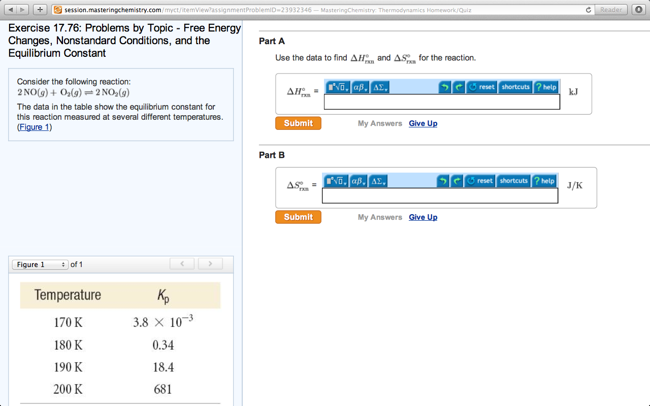 Solved Consider the following reaction: | Chegg.com