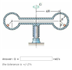 Solved Dynamics 3/057 The small spheres are free to move on | Chegg.com