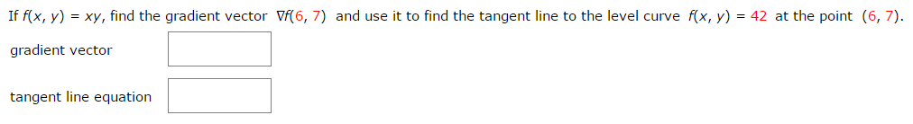 Solved If f(x, y) = xy, find the gradient vector nabla f(6, | Chegg.com