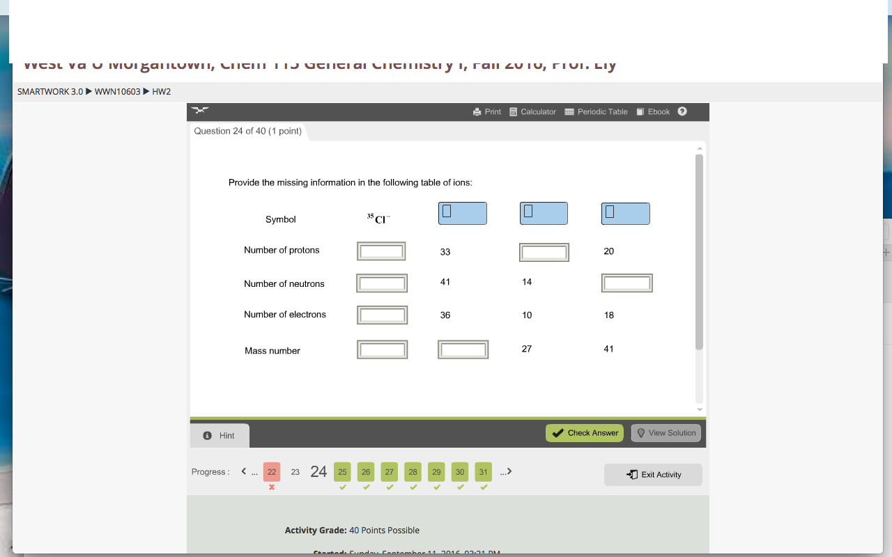 Solved Provide the missing information in the following | Chegg.com
