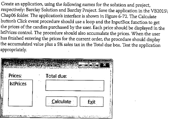 Create an application, using the following names for | Chegg.com