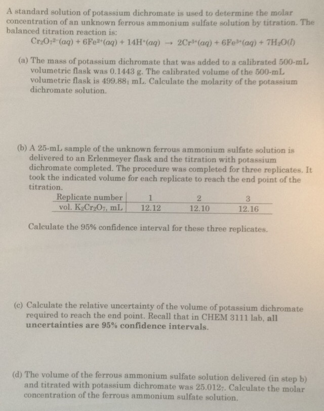 Potassium Dichromate Paper