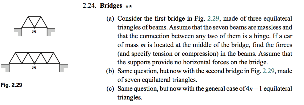 Solved 2.24. Bridges* (a) Consider the first bridge in Fig. | Chegg.com