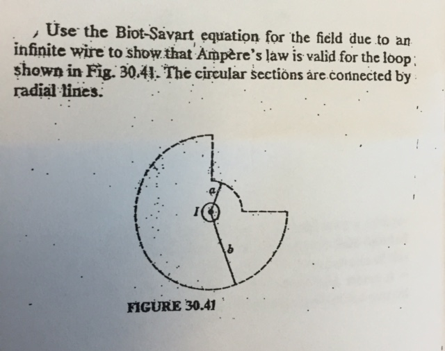 Solved Use the Biot-Savait equation for the field due to an | Chegg.com