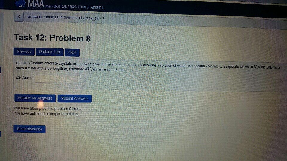 Solved Task 12: Problem7 Previous Problem List Next 1) The | Chegg.com