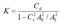 Solved Calculate the coefficient of contraction using the | Chegg.com