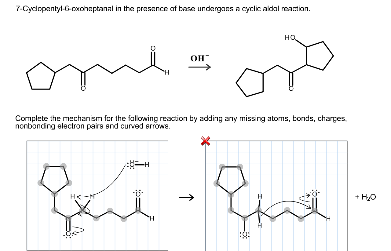 Solved 7-Cyclopentyl-6-oxoheptanal in the presence of base | Chegg.com
